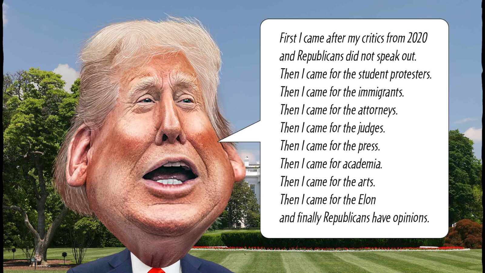 Republicans Want Trump To Lay Off of Elon and Stick to Smiting the ...